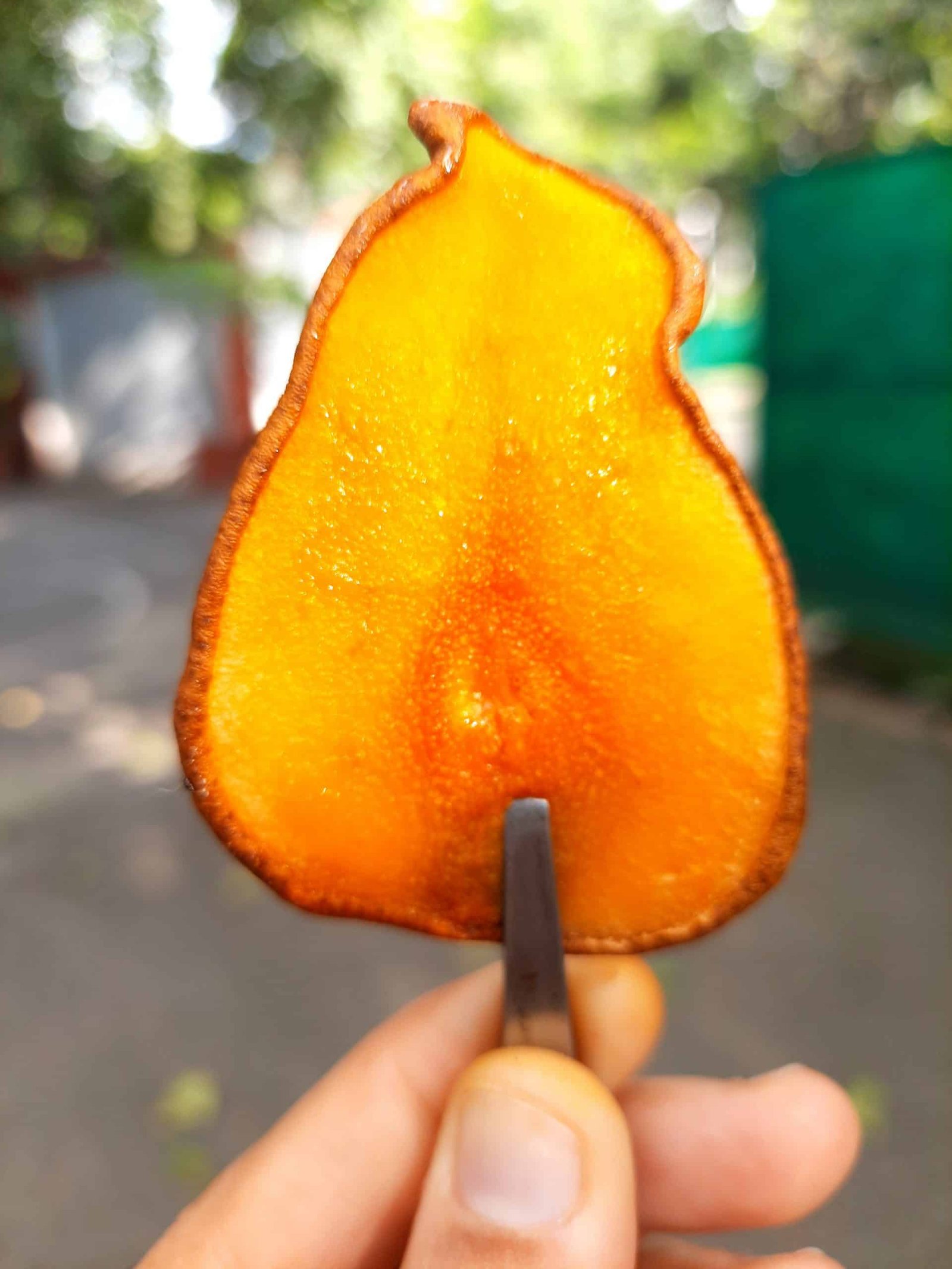 Super Simple Candied Caramelized Pear Slices